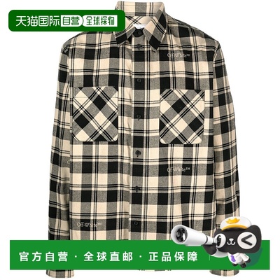 1h可退 欧洲直邮OFF-WHITE 男士衬衫 OMGE030F23FAB0011900