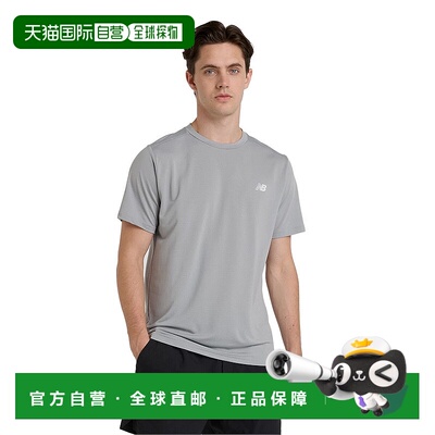 日本直邮 New Balance 男士运动半袖T恤 MT51801YST 跑步T恤