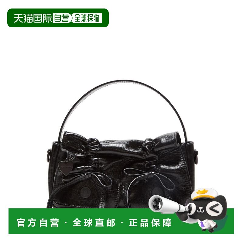 香港直邮ACNE STUDIOS 女士斜挎包 A10431900 CO 黑色 Acne Studi