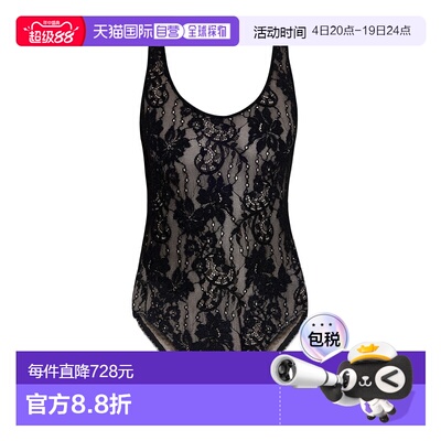 香港直邮Zimmermann 蕾丝吊带紧身衣性感连体衣 1190TF25R