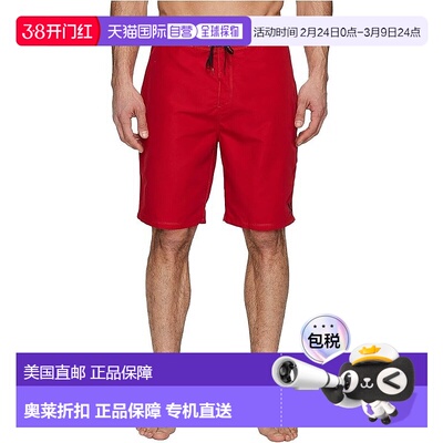 自营Hurley One Only 2.0 Boardshorts Men Red 21