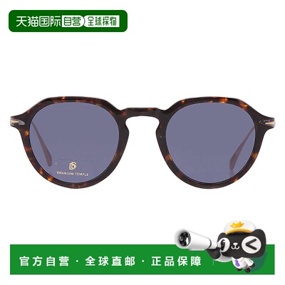 自营David Beckham Blue Oval Men's Sunglasses DB 1098/S 02IK/