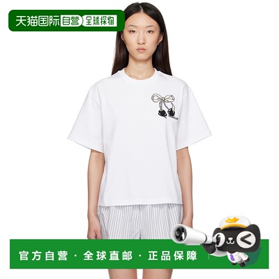 1h可退 香港直邮潮奢 Moncler 盟可睐 女士 白色 Embroidered Che