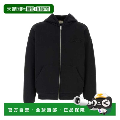 香港直邮AUTRY 男士卫衣 HIPX032K SS2026 黑色 Black cotton swe