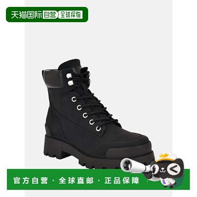 自营guessFillin Hiker Booties - black 001 美国奥莱直发