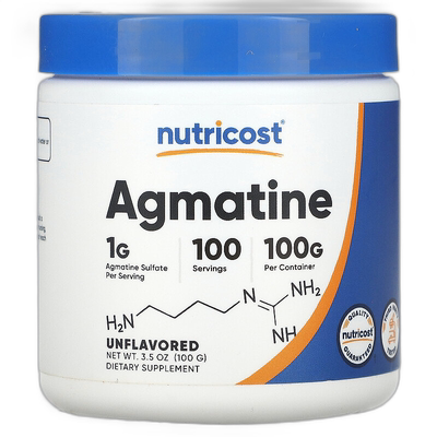 香港直邮Nutricost, 胍丁胺，无味，3.5 盎司（100 克）