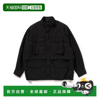 1h可退 日本直邮BEAMS 男士 宽松版型 M-65 双拉链防风夹克 背面