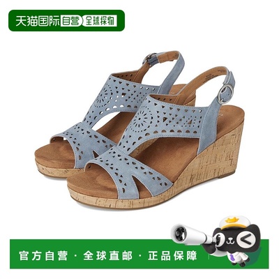 1h可退 【美国直邮】rockport 女士 时尚休闲鞋女鞋高跟鞋坡跟鞋