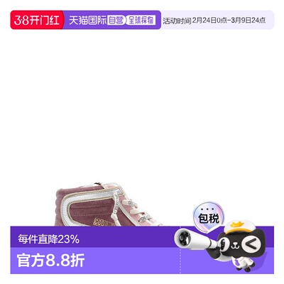 1h可退 香港直邮GOLDEN GOOSE 女士 徽标高帮运动鞋 GWF00115F004