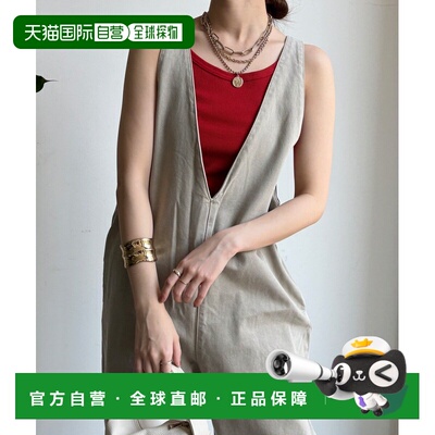 1h可退 日本直邮DOUDOU 女士 深V牛仔背带裤 DDZ1061109A0007