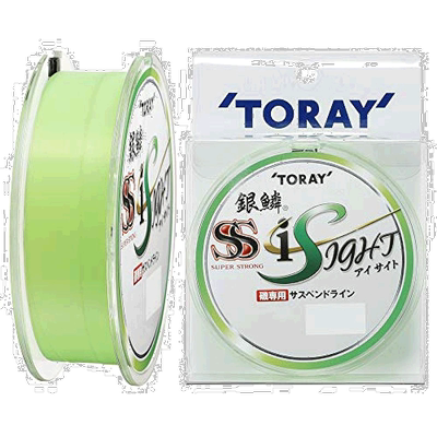日本直邮Toary东丽尼龙线银鳞Super Strong EyeSight 150m 浅鱼线