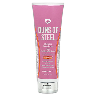 香港直邮SteelFit USA,Buns of Steel，特强型美体霜，8 液正品