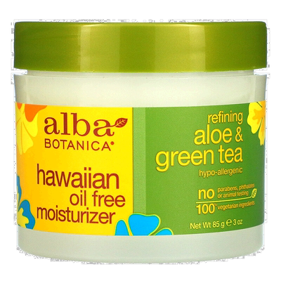 Alba Botanica润肤霜无油顺滑滋养修护保湿滋润修护85g芦荟积雪草