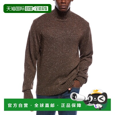 自营Slate & Stone Donegal Mock Neck Sweater - brown 美国奥莱