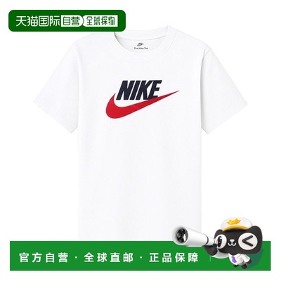 韩国直邮NIKE NSW Sportswear HBR Puchura 女士儿童短袖T恤 白色
