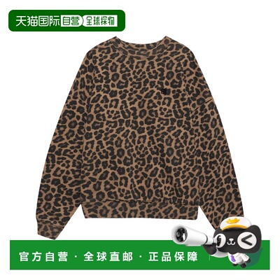 香港直邮ANINE BING 女士 黑色棕色棉质运动衫 A0811155MTL59BLAC