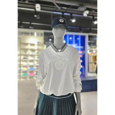 韩国直邮FILA [Paju] 惠拉女式网球梭织T恤(FS2POG3351F-OWH)斐乐