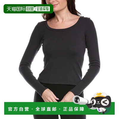 自营Spiritual Gangster Chrissie Rib Top - grey 美国奥莱直发