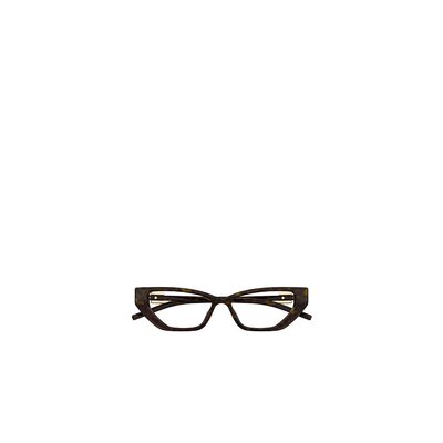 GUCCI 女士眼镜 GG1683O003 AW2024 黑色 几何框平光镜