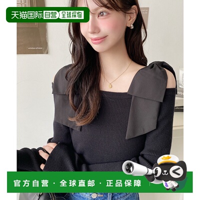 1h可退 日本直邮moment+ 男女同款 2WAY落肩设计 肩部大蝴蝶结针