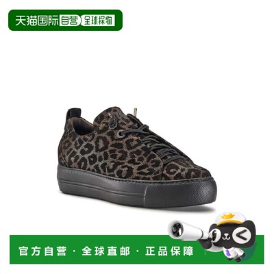 自营Paul Green wiswis运动鞋女式Leo青铜豹纹生活方式鞋ZOGG3721