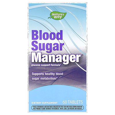 香港直发Nature'sWay然萃维血糖管理器帮助健康的血糖代谢60片