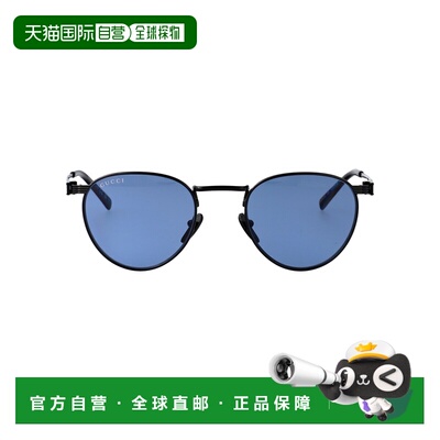 香港直邮GUCCI 男士眼镜 GG1875S004 SS2025 GG1875S 蓝色古驰
