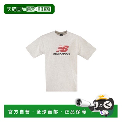 1h可退 香港直邮NEW BALANCE 男士T恤 MT51500AHH AW2025 白色新