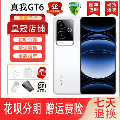Realme/真我 GT6手机骁龙8Gen3新款旗舰电竞游戏直屏gt6