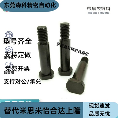 MIE11-D4/D5/D6-L12~L30发黑铰链销 MIE替怡合达系列带肩铰链销