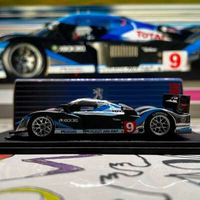 Spark 1:43 标致Peugeot 908HDI FAP 勒芒2009赛车模型收藏摆件