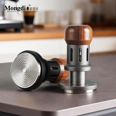Mongdio恒力压粉锤咖啡压粉器原力不锈钢粉锤58mm咖啡机配套器具