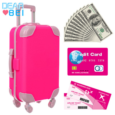 baby house children's toy travel luggage case 18 inch Americ