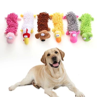 Dog Squeak Toys, Puppy Teething Toy, Dog Chewing Toys for Pu