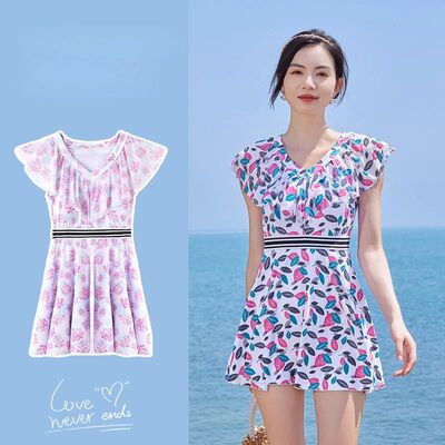 New Hot Spring Swimsuit, Women's Swim Dress, Outdoor Vacatio