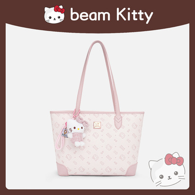 官方正品BeamKitty新款大容量时尚托特包女大学生通勤百搭手提包