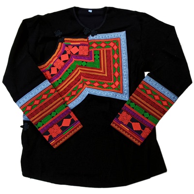 彝族绣花服饰男女同款