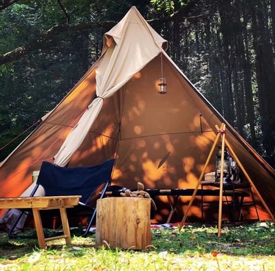 金字塔帐篷日本同款复刻金字塔五角棉布帐篷带 tentmark tc户外