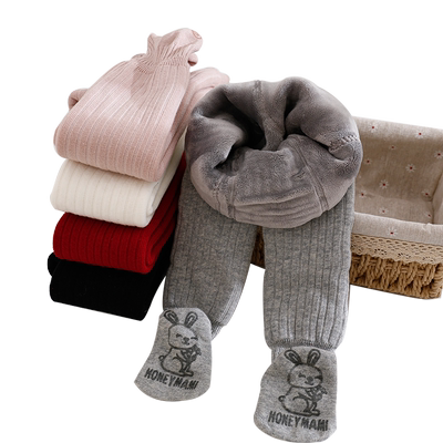 婴儿连裤袜加绒加厚秋冬大PP