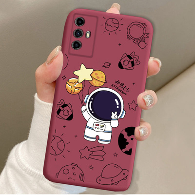 适用中兴远航30手机壳ZTE 7532N卡通宇航员全包边防摔软胶保护套