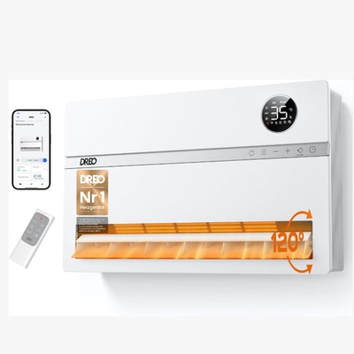 德国代购Dreo PTC Ceramic Fan Heater 2000w 壁挂陶瓷风扇取暖器