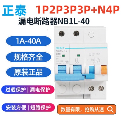 CHNT/正泰漏电断路器NB1L-40