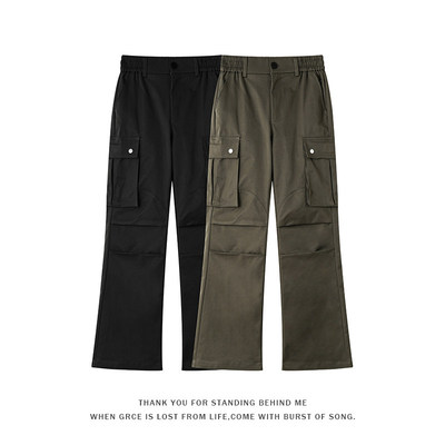 APUEE店铺叁佰TTBRO新品田尼克工作室潮流时尚工装微喇休闲裤