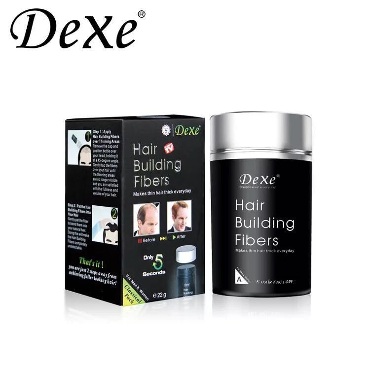 Dexe头发纤维粉正品增密纤维粉发际线补发头顶增发遮盖稀疏美发粉