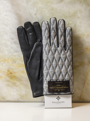 嘉拉蔻芙VBC面料羊皮手套