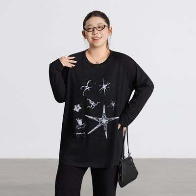 海星薄款T恤宽松显瘦百搭