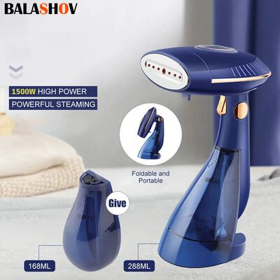 Handheld Garment Steamer 1500W Electric Household Fabric Ste