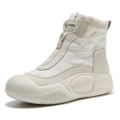 Retro Waterproof Snow Boots 2024 Winter New Soft Sole Vulcan