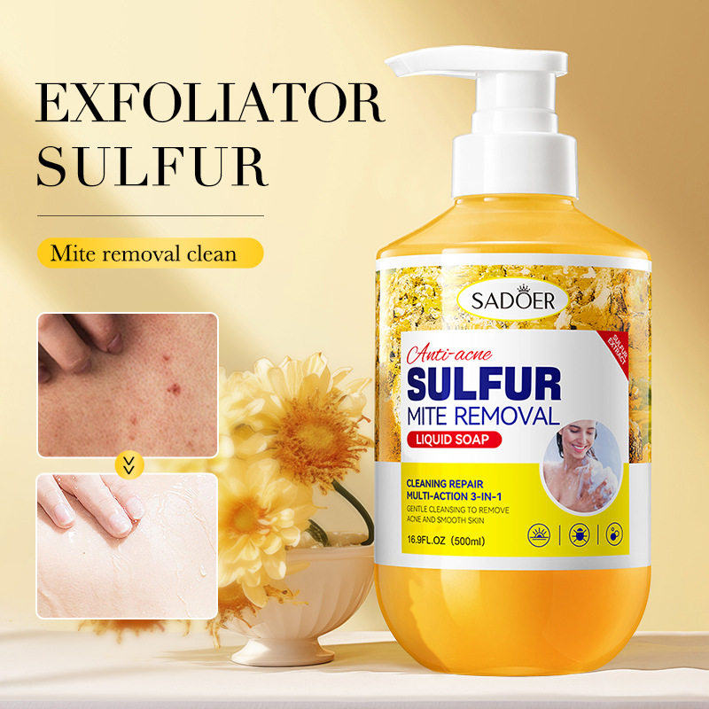 Sulfur Mite Removal Body Soap Deep Cleansing Body Soap Cross