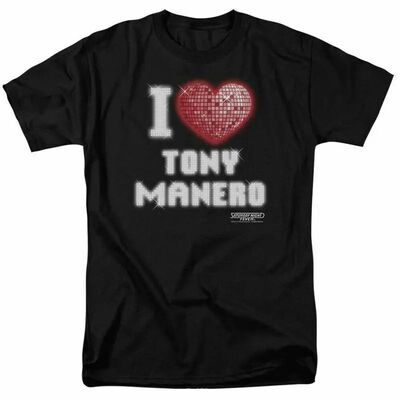 Saturday Night Fever I Heart Tony T Shirt Mens Licensed Danc